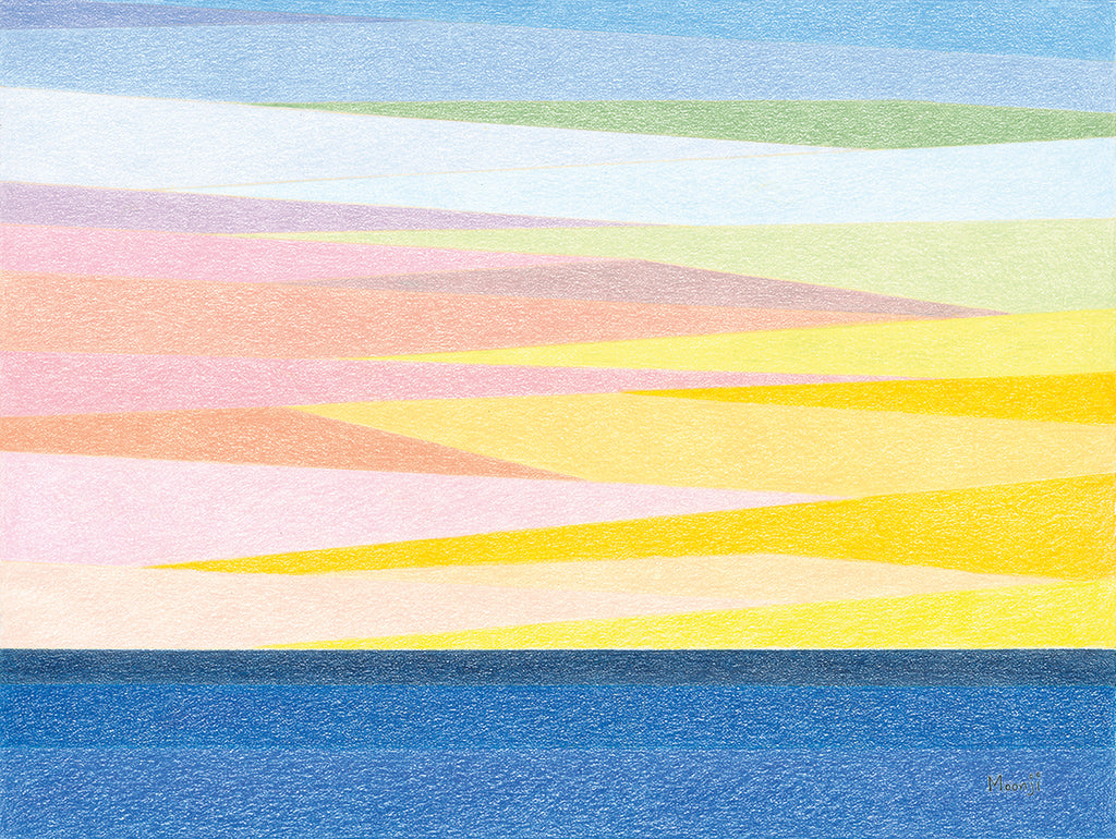 Moonji Pickering: Print - CA Sunset – Abrams Claghorn Shop